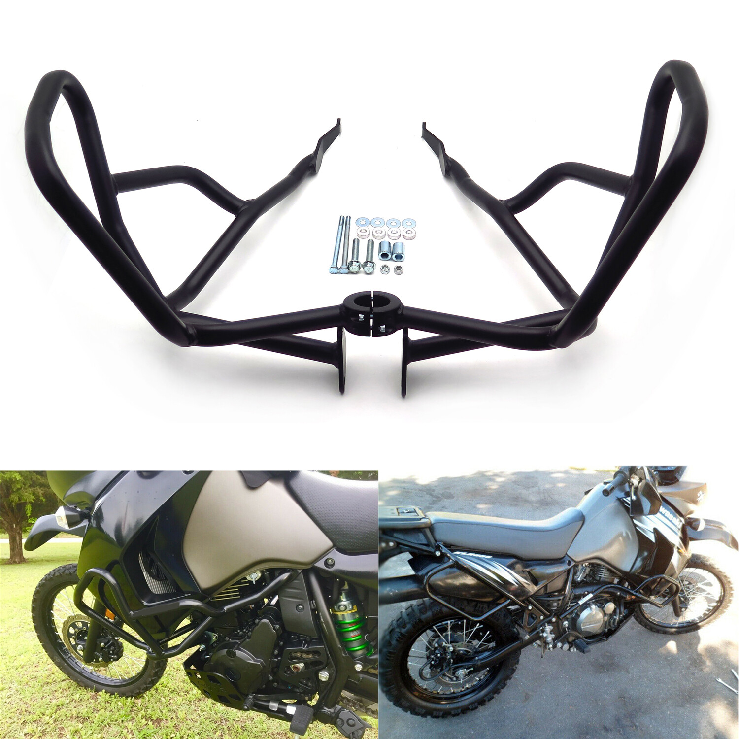 Crash Bars Engine Guards For KAWASAKI KLR650 2008-2018 klr 650 guard | eBay