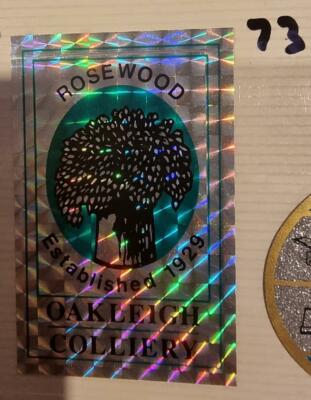 Colliery Sticker Rosewood Oakleigh Colliery Pty Ltd Established 192 As ...