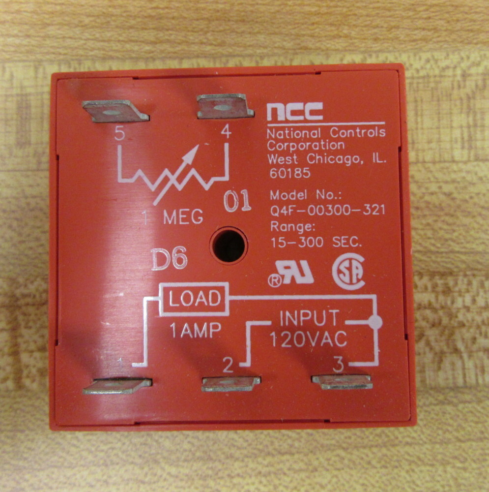 National Controls Coporation Q4F-00300-321 Relay Q4F00300321 (Pack of 2 ...