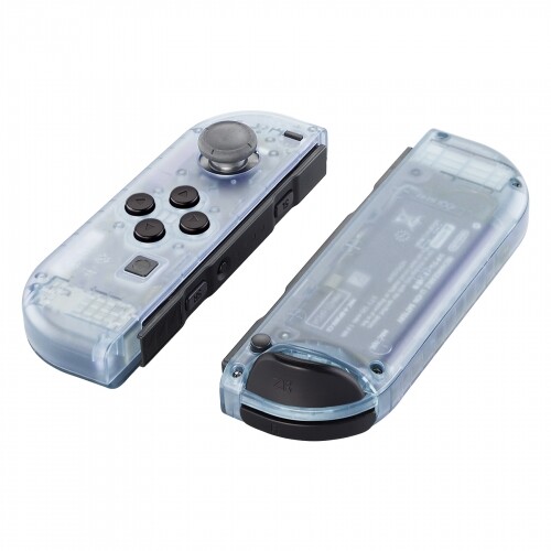 Nintendo Switch Custom Joycons Clear Glacier Blue Joy-Con Controller ...