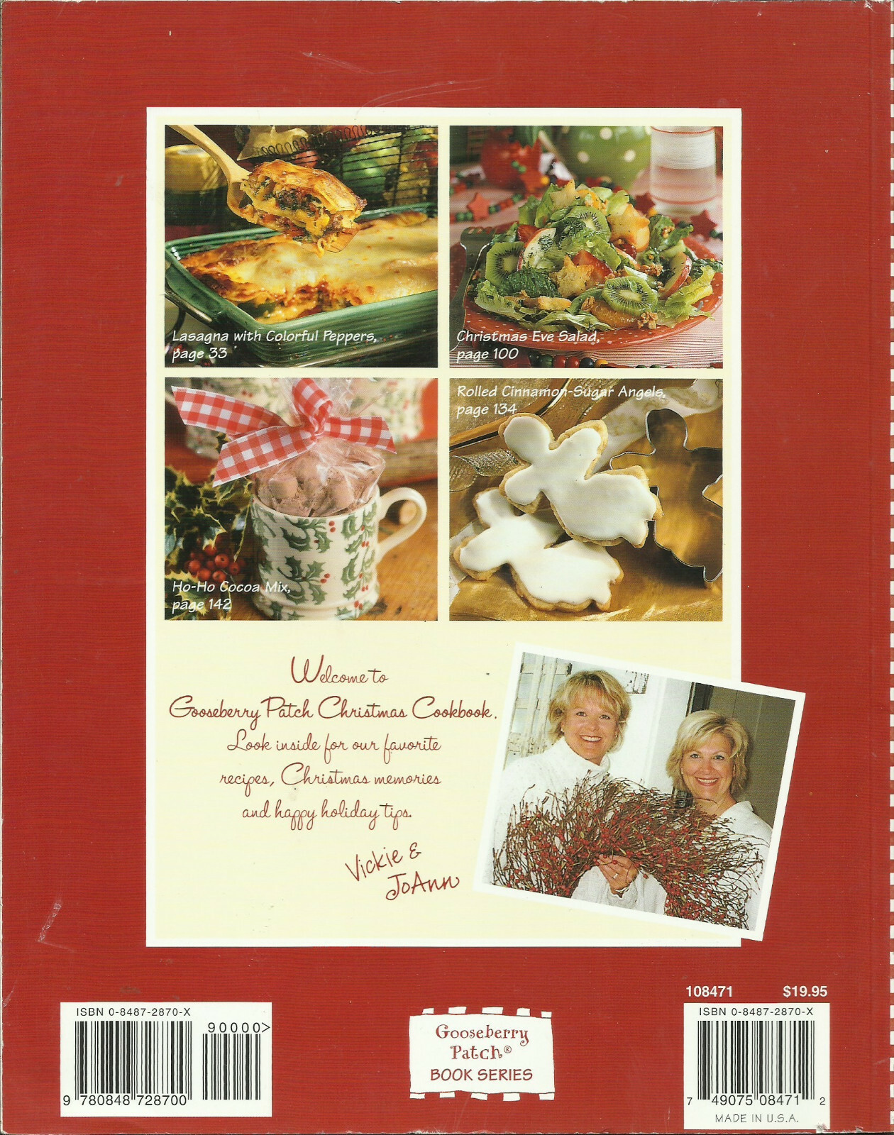 Gooseberry Patch Christmas Cookbook by Gooseberry Patch (2004, Trade ...