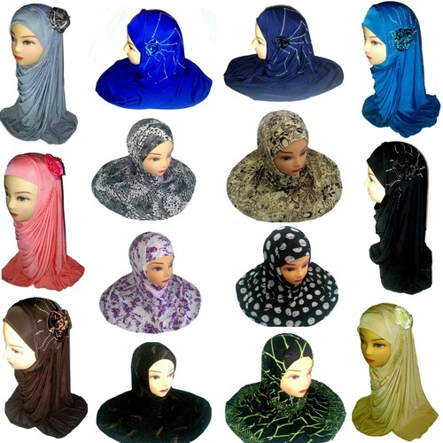5x Foulard Islam Copertura Capelli Musulmani Panno Khimar Niqab ...