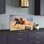 Tulup Kitchen Glass Splashback 100x70 Horses in a gallop | eBay