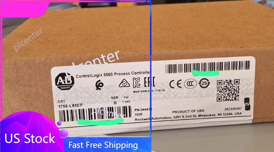 New Sealed AB Allen Bradley 1756-L85EP /B ControlLogix 5580E Process ...