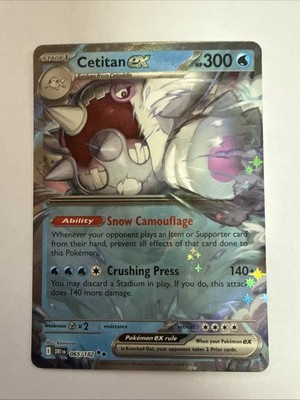 Pokémon Cetitan ex 065/182 DRI Destined Rivals NM | eBay