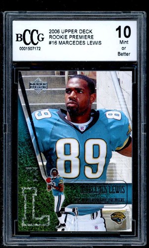 2006 Upper Deck NFL Players Rookie Premiere - Marcedes Lewis #16 (RC ...