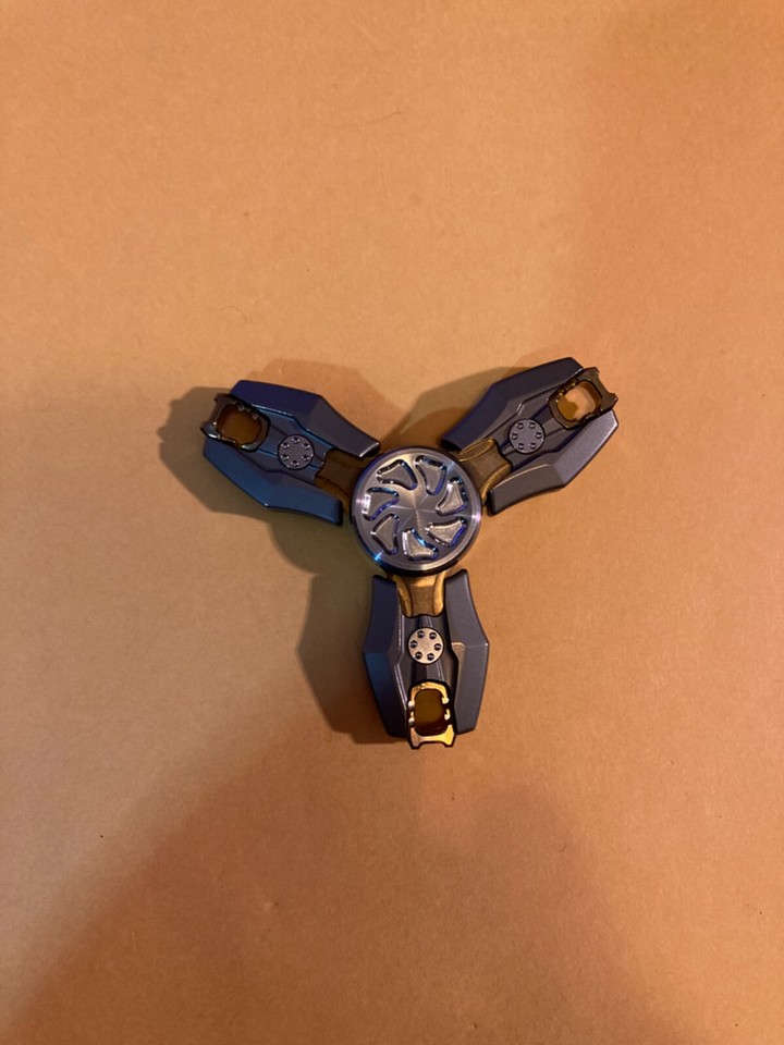 Genuine CKF Custom Knife Factory Titanium Finger Hand Fidget Spinner ...