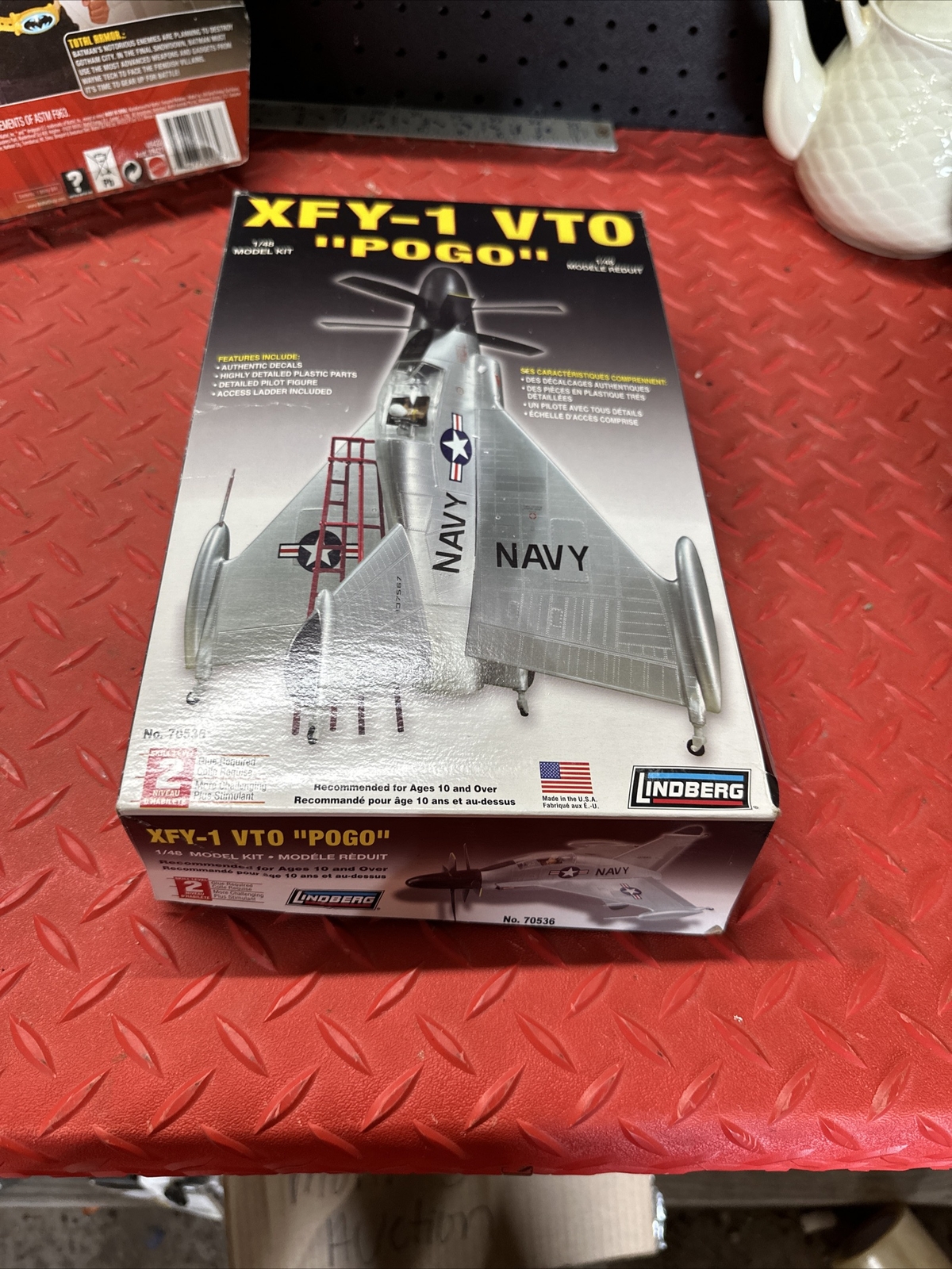 new 2007 Lindberg 70536 XFY-1 VTO Pogo Airplane Plastic Model Kit ...
