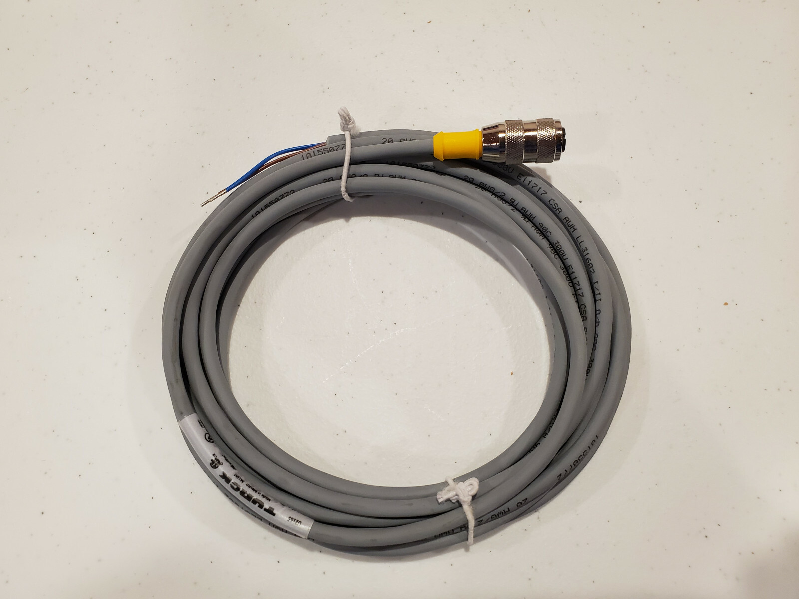 Turck RK 4.2T-4/S90 Molded Cordset Cable, 5-Pin Female U2165 | eBay
