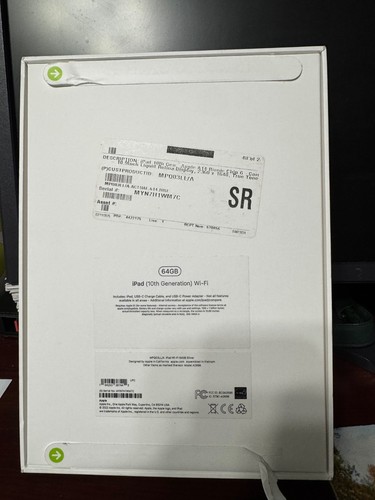 Brand NEW Apple iPad 10 64GB Silver WiFi MPQ13LL/A - NEW & SEALED Free ...