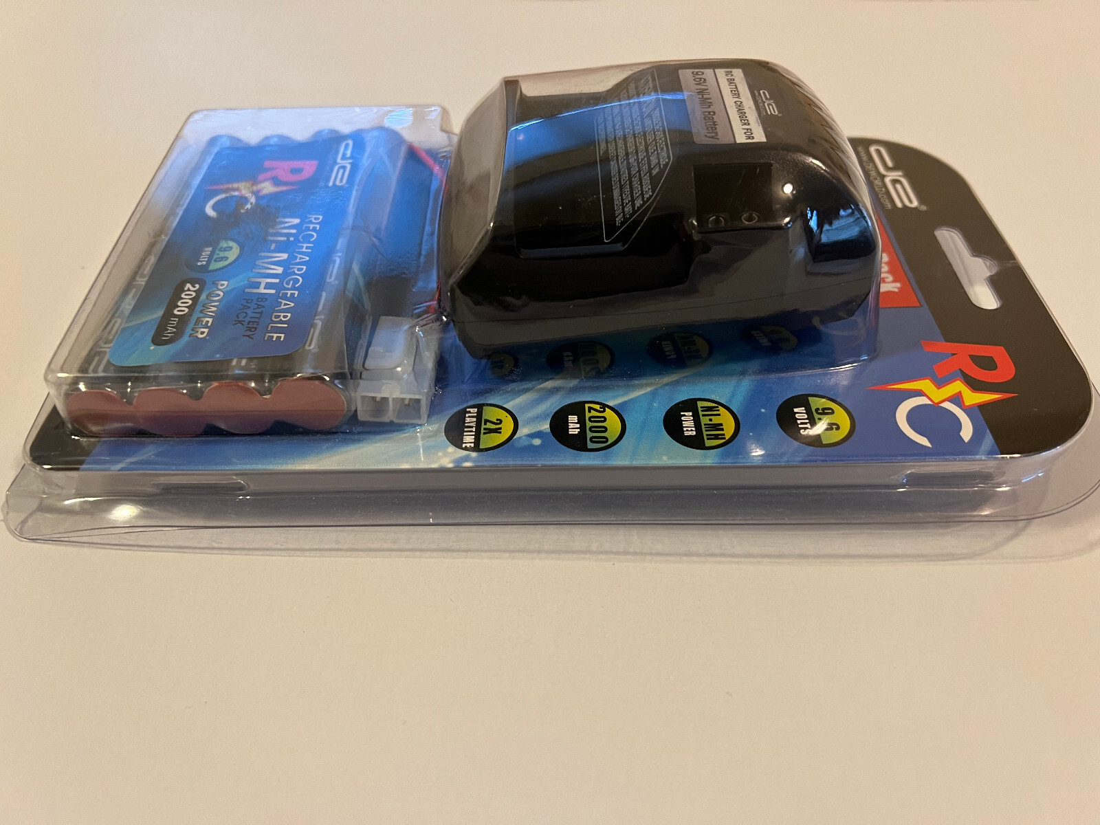 Digital Energy Xmods Battery 9.6v ni-mh 2000mah & Charger Tyco Radio ...