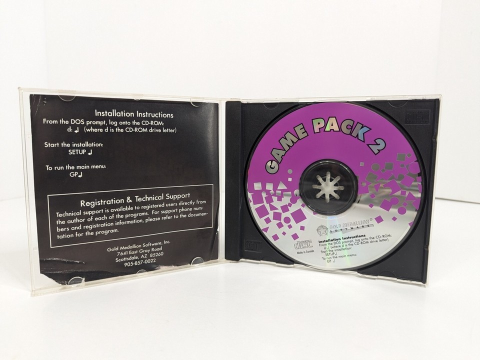 Game Pack CD Vol 1 & Vol 2 40 & 37 VGA Games CD-ROM Includes Doom!! | eBay