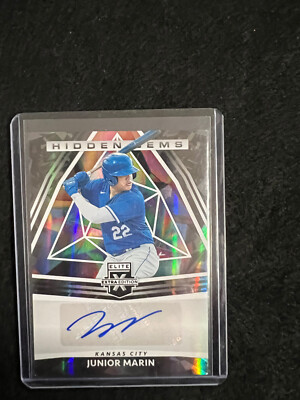 2022 E.E.E. Hidden Gems Auto Junior Martin #HGJM Kansas City Royals | eBay