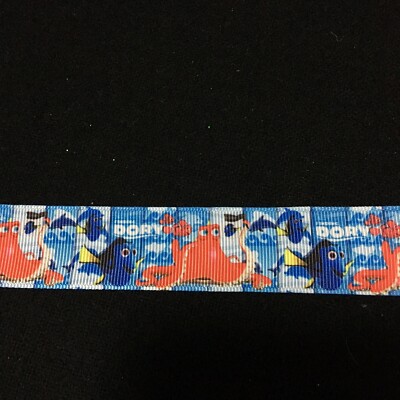 DISNEY FINDING DORY NEMO CARTOON PRINTED GROSGRAIN RIBBON 1" 25mm/By ...