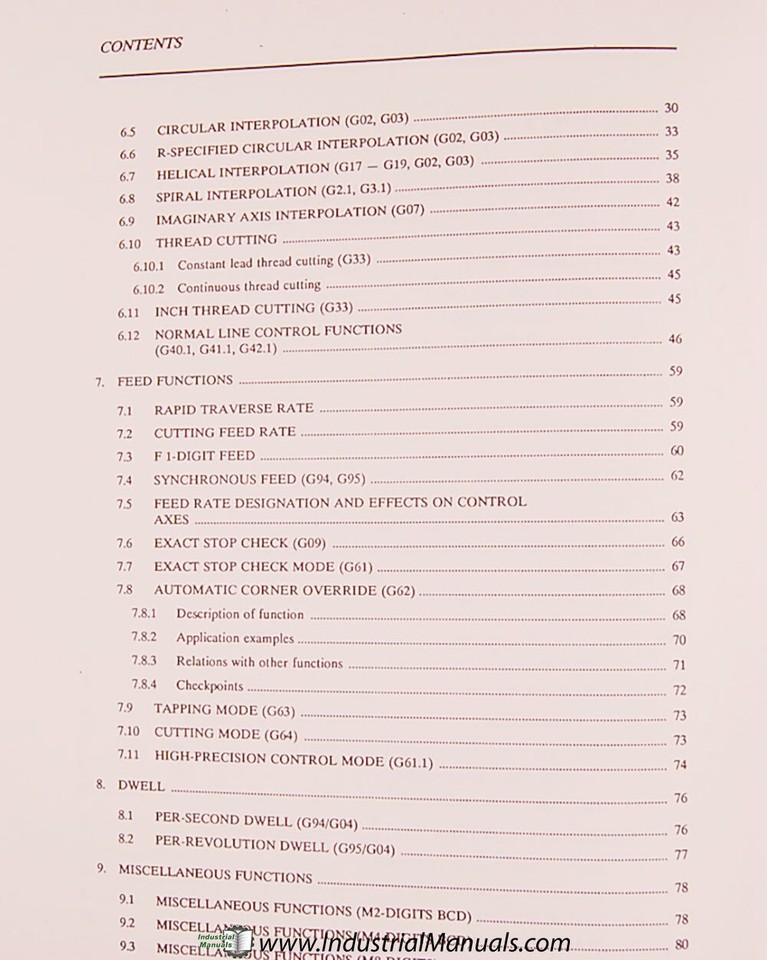 Mitsubishi Meldas 300 Series 300-V Series, Machine Center Programming ...
