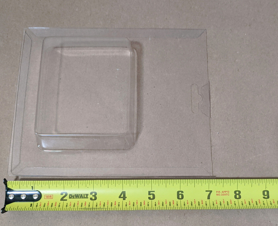 NEW 60pcs 7 1/8" x 6" Clear Plastic Hanging Display Clamshell Retail ...