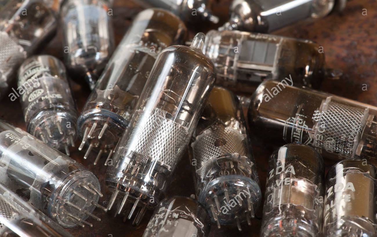Vintage Radio TV Vacuum Electron Tube 6BK7B 6BZ6 6AQ5 6SQ7 6K7 6C5 6WGT ...