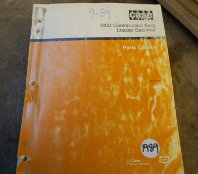 CASE 780D Construction King Backhoe Loader Parts Manual book catalog ...