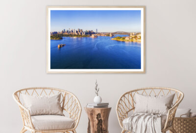 Blue Waters of Sydney Harbour Print Premium Poster High Quality choose ...