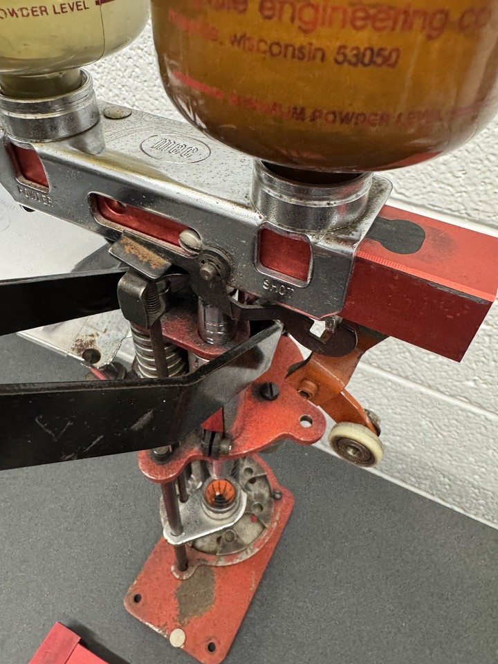 Mec Reloading Press With 9 Charge Bars | eBay
