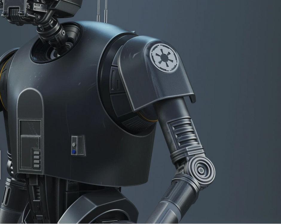 GE3D 1/4 Scale K-S2O Imperial Enforcer Droid (Rogue One/Andor) kit | eBay