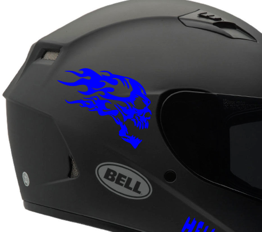 Hellraiser helmet decals. (4 decal set) NEW! Suzuki Polaris Honda ...