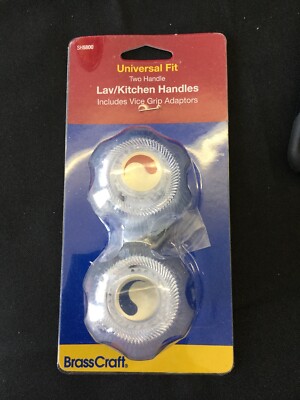 BrassCraft Clear Hot/Cold Lav/Kitchen Handles, Universal Fit. SH5800 ...