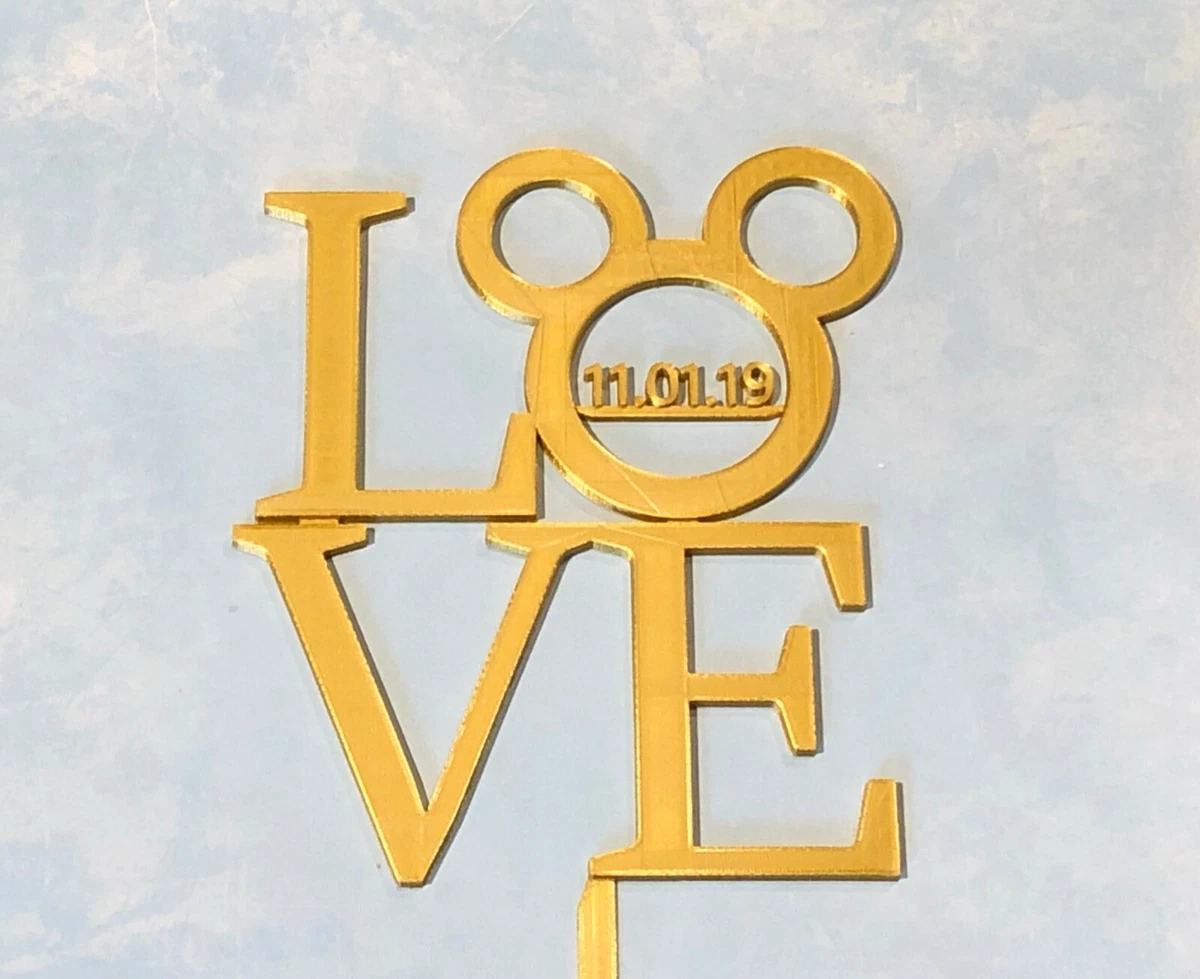Mickey Mouse Ears Cake Topper