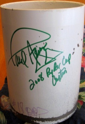 Paul Azinger autographed signed 2008 Ryder Cup Valhalla golf #18 cup ...