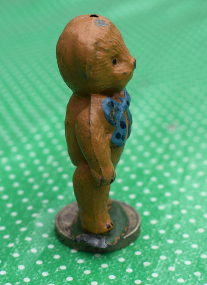 SACUL vintage painted lead TEDDY BEAR from the BBC Andy Pandy Set @1951 ...