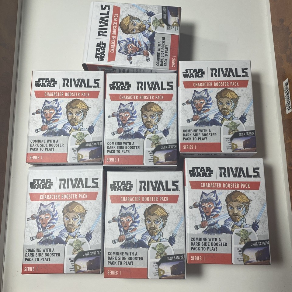 STAR WARS RIVALS Game Series 1 Light Side Lot of 7. Obi-wan, Leia, Han ...