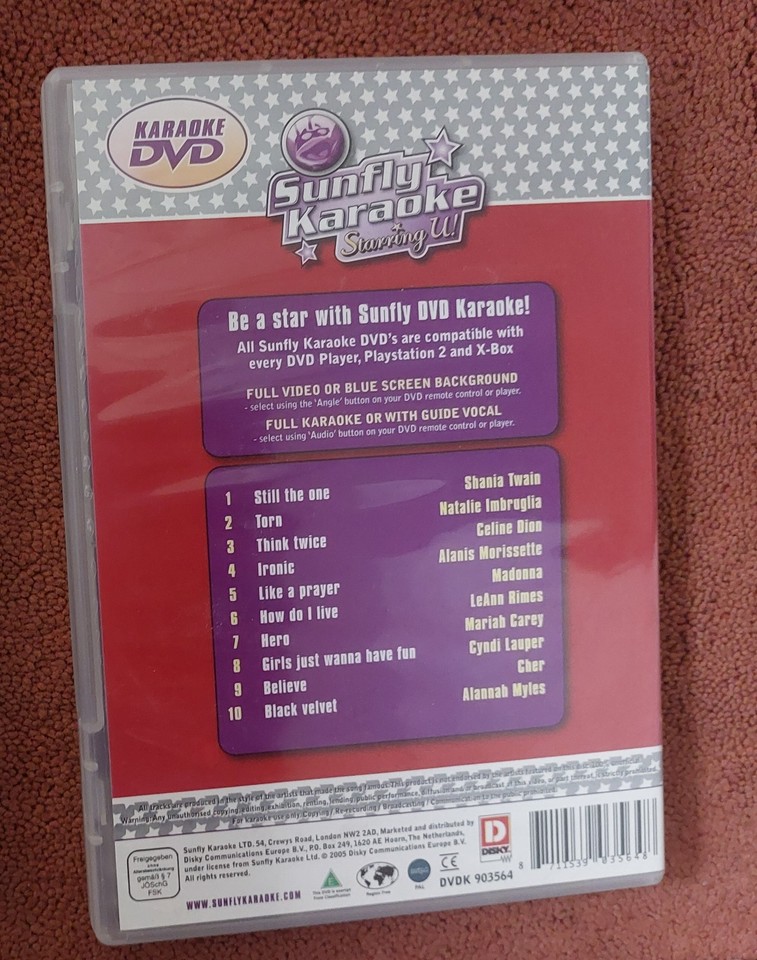 Sunfly KARAOKE - LADIES NIGHT Party Girls Singing DVD | eBay UK
