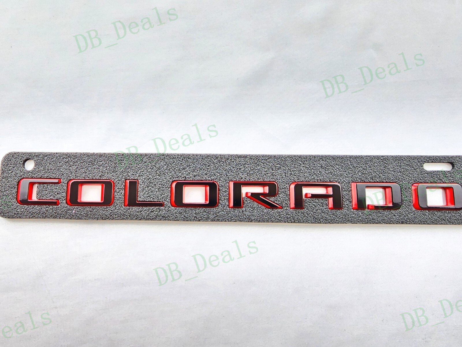 1PC Gloss Black Red Rear Tailgate Colorado Emblems Letters Fit 2023 ...