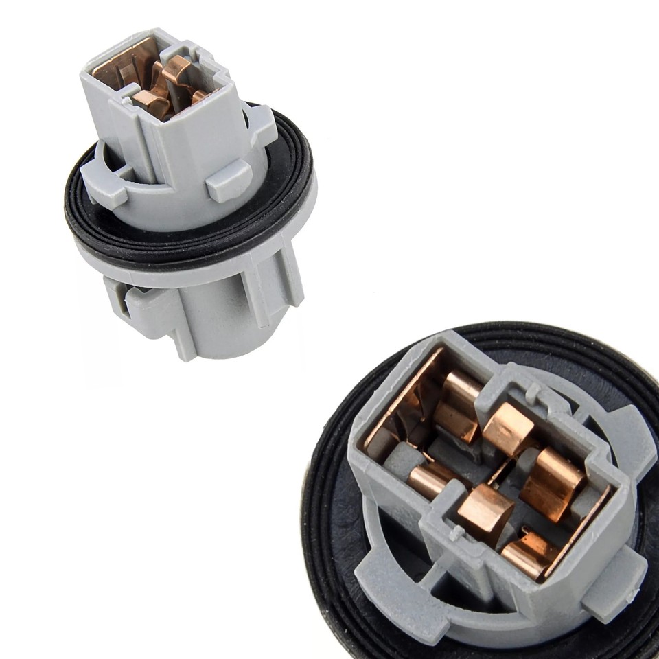 7443 WY21W Front Turn Signal Indicator Lamp Bulb Plug Adapter Sockets ...