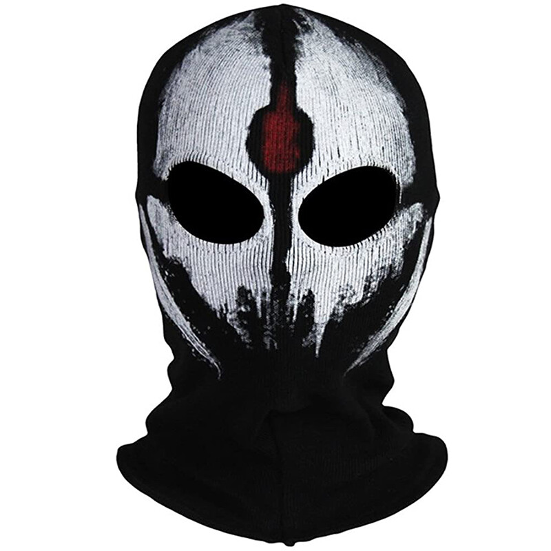 Halloween Mask Skeleton Masks Scary Skull Balaclava Ghost Cosplay ...