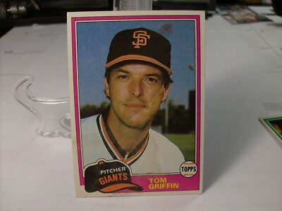 1981 Topps Baseball #538 - Tom Griffin - San Francisco Giants 81-621 | eBay