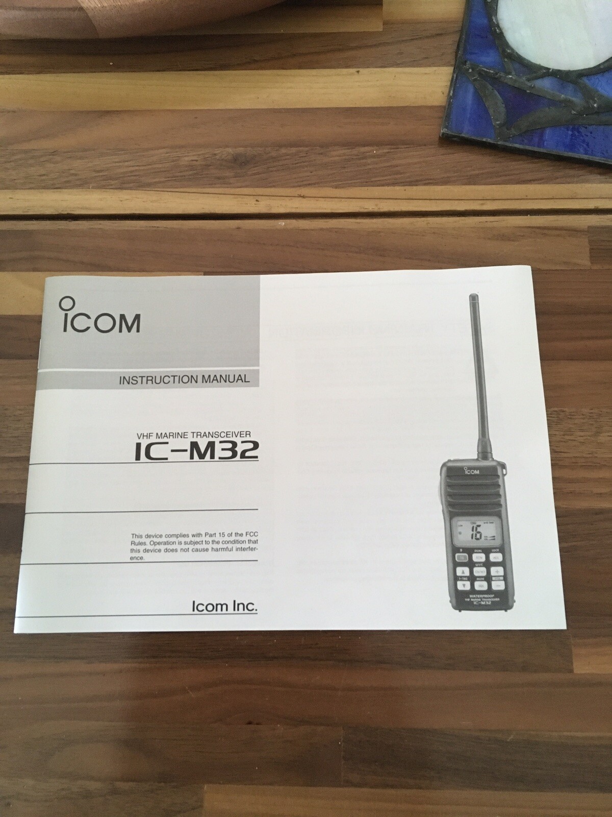 Icom Ic-m32 Handheld VHF Marine Radio Transceiver With Charger for sale ...