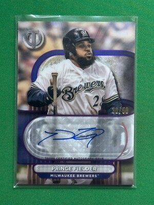 2024 Topps Tribute Baseball Prince Fielder #TA-PF Tribute Autographs ...