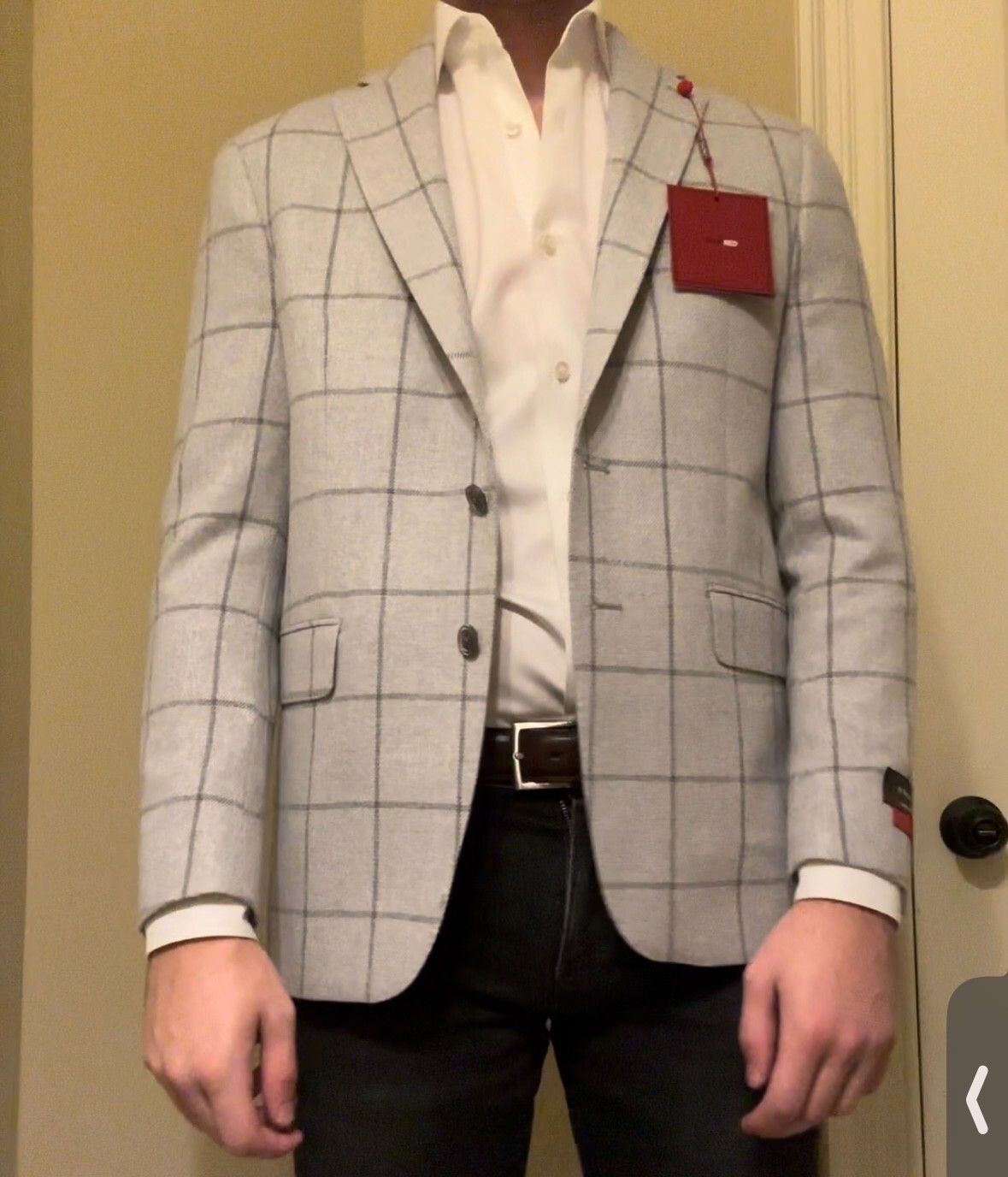 TailoRED Italian Sport Coat 38S, Wool/Cashmere, Natural Shoulder, ($999 ...