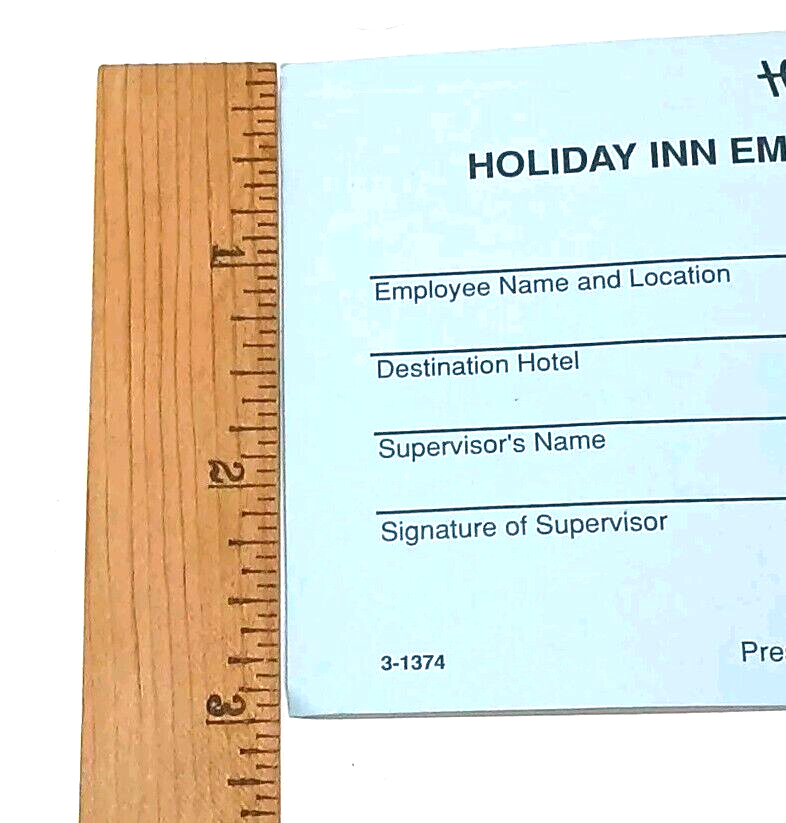 Holiday Inn Employee Discount Card Unused Vintage | eBay