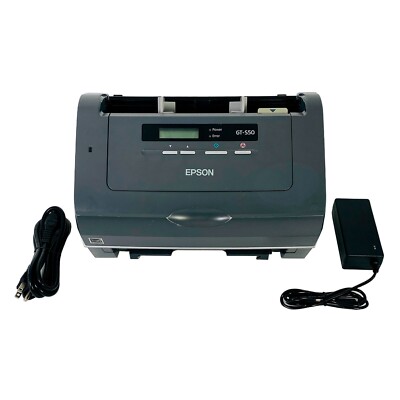 Epson WorkForce GT-S50 High Speed Duplex Scanner Bulk Scanning NO COVER ...