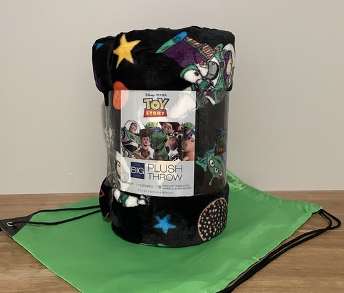 NEW Disney Toy Story Buzz Lightyear Big One Plush Throw 5ft x 6ft ...