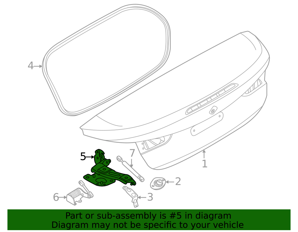 Genuine BMW Hinge 51-24-8-495-767 | eBay