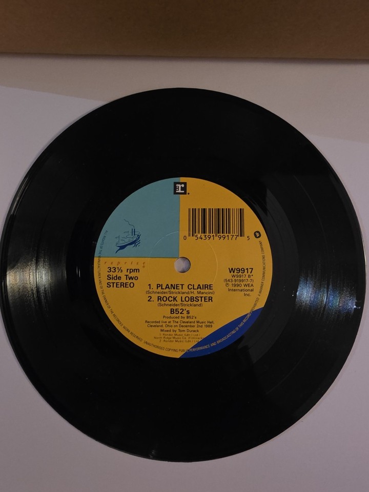 The B-52’s - Love Shack / Planet Claire Rock Lobster - 7” Single Vinyl ...