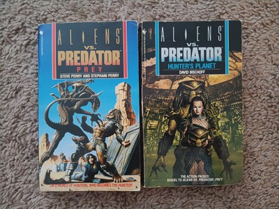 Aliens Vs Predator Prey & Hunter's Planet Books - Perry Bischoff Bantam ...