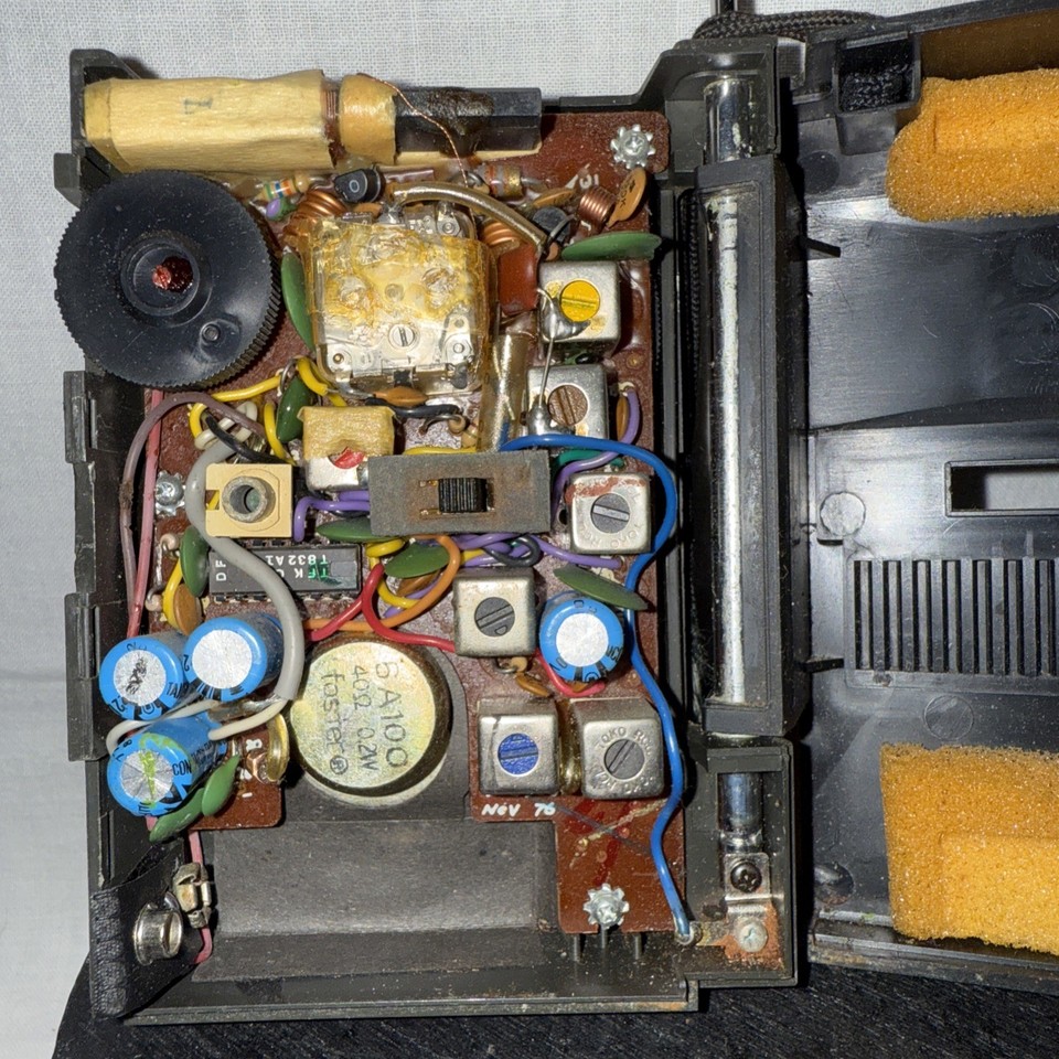 Vintage GE Portable AM/FM Transitor Radio Model 7-2506A Tested Works | eBay