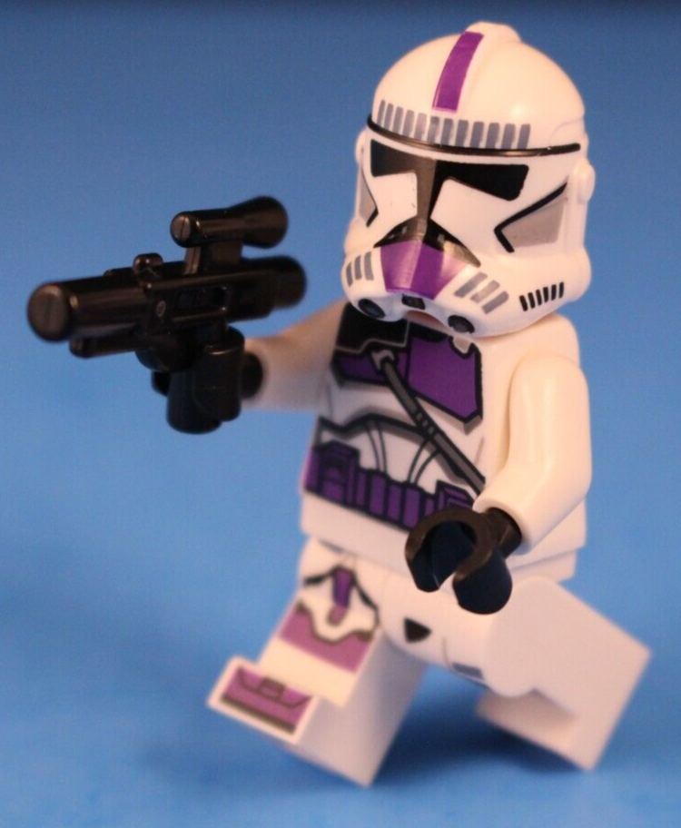 LEGO® STAR WARS 75342 Purple Clone Trooper 187th Legion Minifigure 100% ...