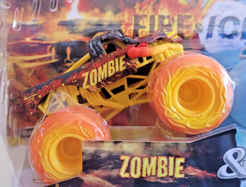 Spin Master Monster Jam Fire & Ice Series Zombie & Northern Nightmare ...