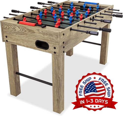 Futbolin 48" De Mesa Madera Grande Para Adultos y Nios Futbolito Futbol ...