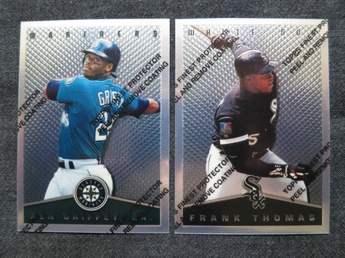 1995 Topps Finest Ken Griffey Jr & Frank Thomas inserts | eBay